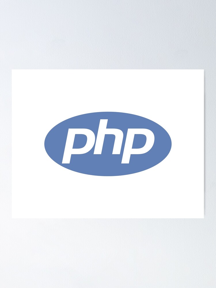 "Php logo" Poster for Sale by hipstuff | Redbubble