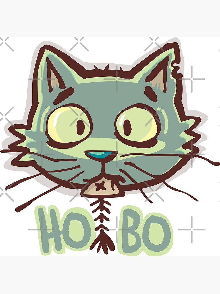 "Hobo cat" Poster for Sale by duxpavlic | Redbubble