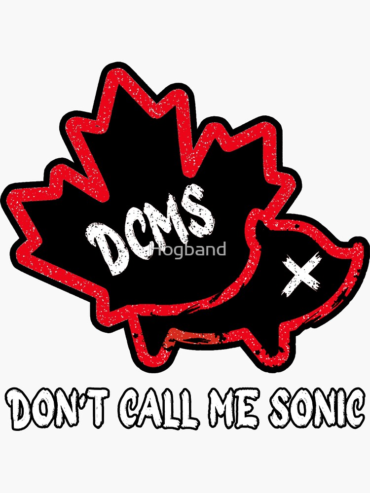 "DCMS CANADA BLACK LOGO (OUTLINED TEXT)" Sticker for Sale by Hogband ...