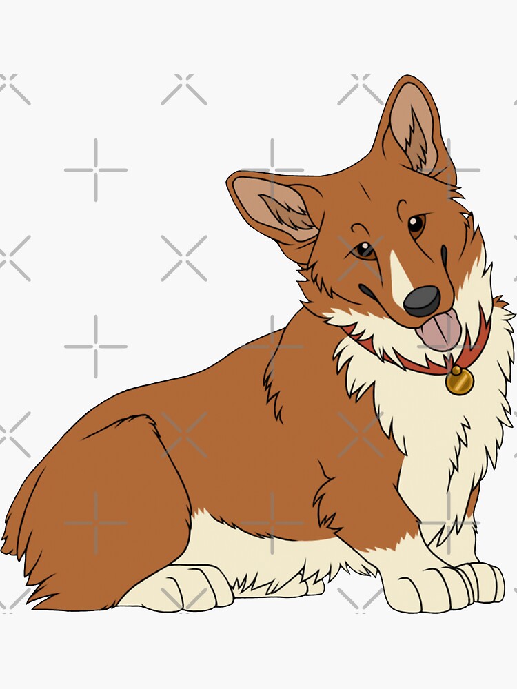 "Ein data dog Cowboy Bebop Ein data dog" Sticker for Sale by YogaGear ...