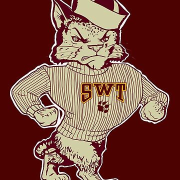 "Retro SWT Bobcat" Sticker for Sale by thegraphixtee | Redbubble