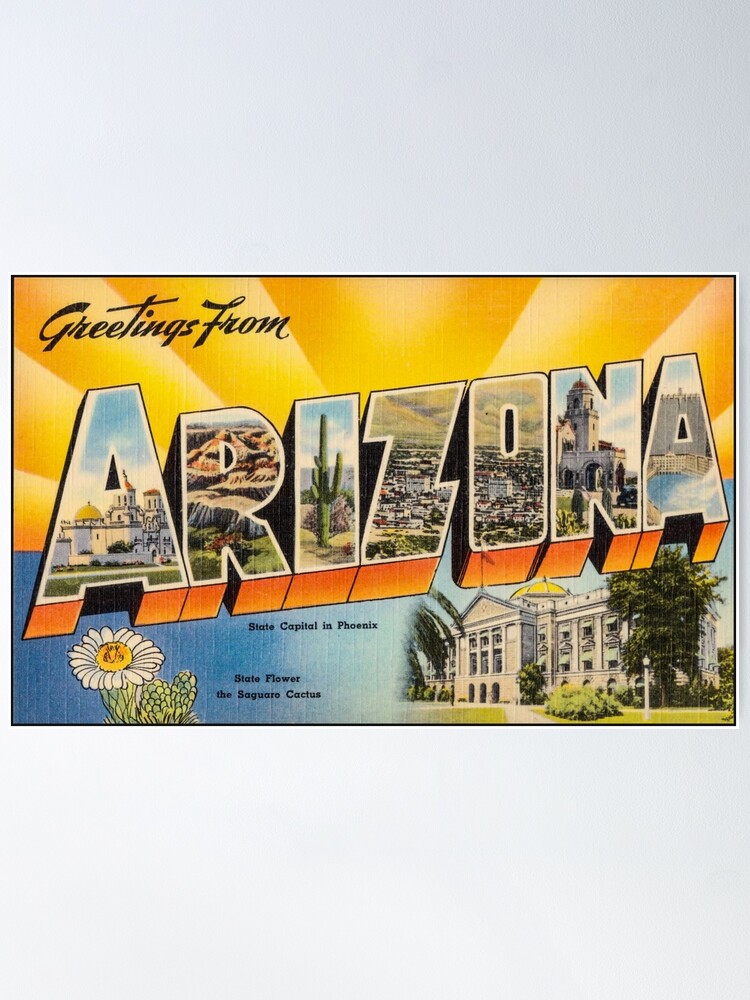 Vintage Arizona Postcards The Needles, Colorado River, Arizona,