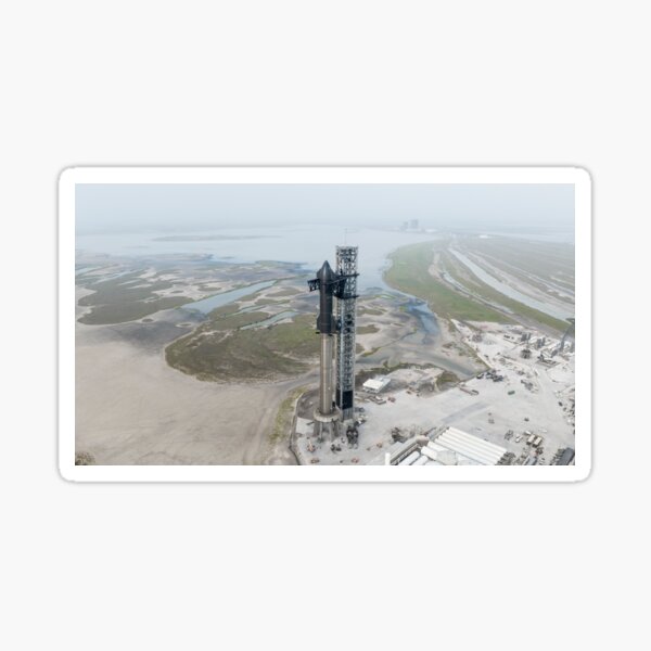 "SpaceX Starship Orbital Flight Test" Sticker for Sale by Star-Citizen ...