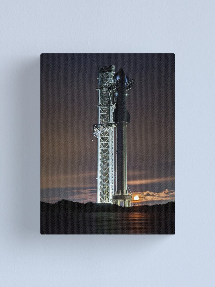 "SpaceX Starship and Superheavy Stack" Canvas Print for Sale by Star ...