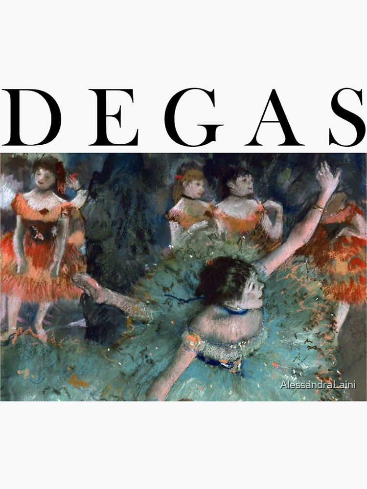 "Degas" Sticker by AlessandraLaini | Redbubble