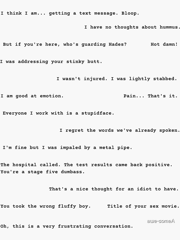 "Brooklyn Nine-Nine Captain Raymond Holt Quotes Set" Sticker for Sale ...