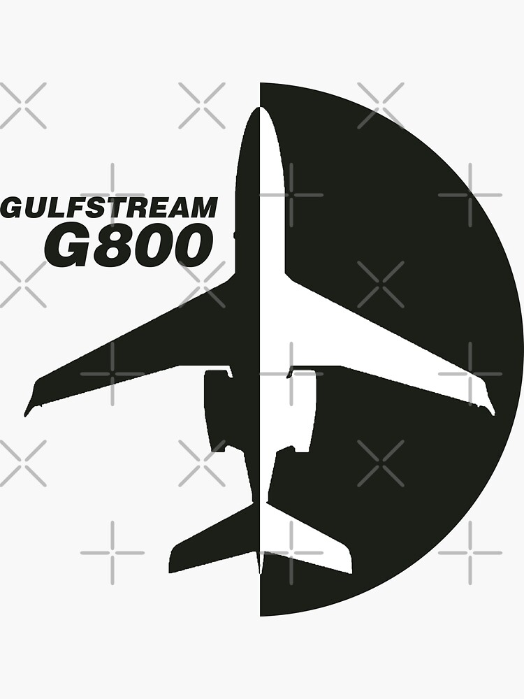 "Gulfstream G800" Sticker for Sale by Joel Designs | Redbubble