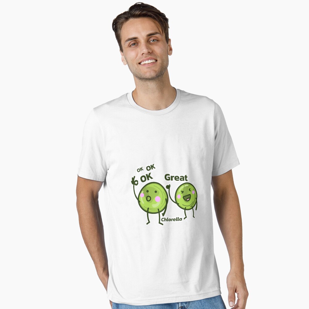 "Cute green phytoplankton, Chlorella microalgae cartoon, plankton art ...