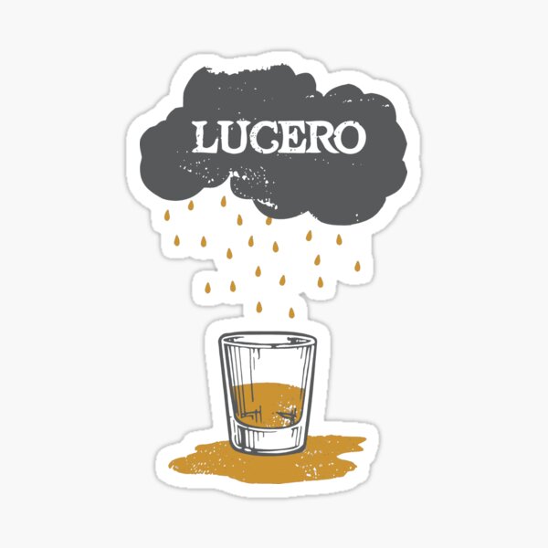 "Lucero Band Poster Rain Cup Coopffee Logo" Sticker for Sale by ...