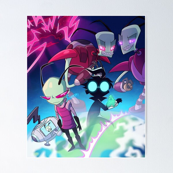 "Invader Zim" Poster for Sale by Kennessss | Redbubble