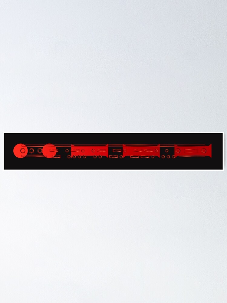 "Stranger Morse Code Things 2" Poster for Sale by sacrasf | Redbubble