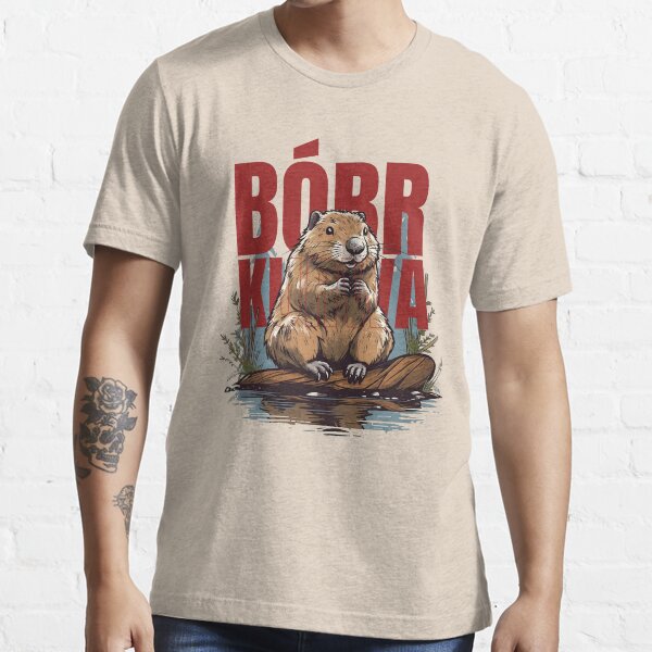 "Bóbr Ku&*a - Bober, Bóbr, Beaver, Boberek" Essential T-Shirt for Sale ...
