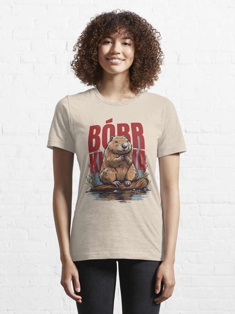 "Bóbr Ku&*a - Bober, Bóbr, Beaver, Boberek" Essential T-Shirt for Sale ...
