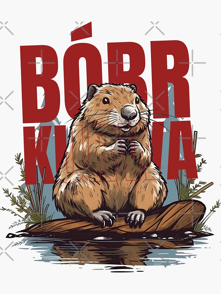 "Bóbr Ku&*a - Bober, Bóbr, Beaver, Boberek" Sticker for Sale by it-is ...