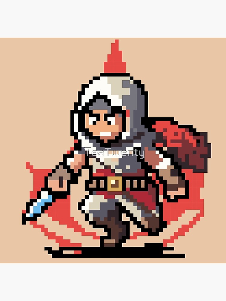 "Assassins creed pixel art" Poster for Sale by TeaTwenty | Redbubble