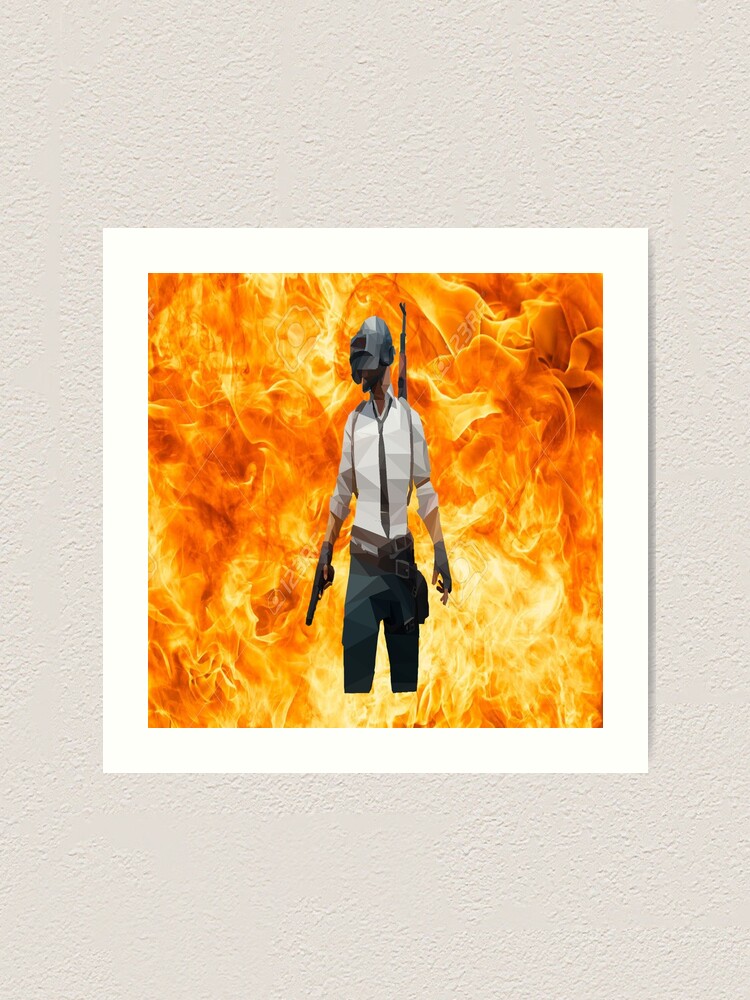 "PUBG Low Poly w/Explosion" Art Print for Sale by AntonioB | Redbubble