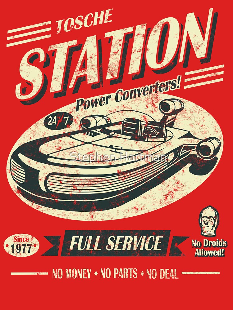 "Tosche Station" Essential T-Shirt for Sale by HartmanArts | Redbubble