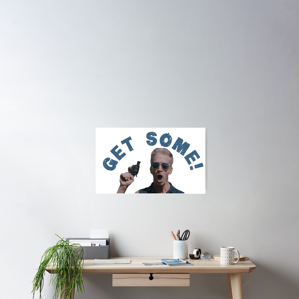 "Football Rick Vice GET SOME Division 3" Poster by hughhhogan | Redbubble