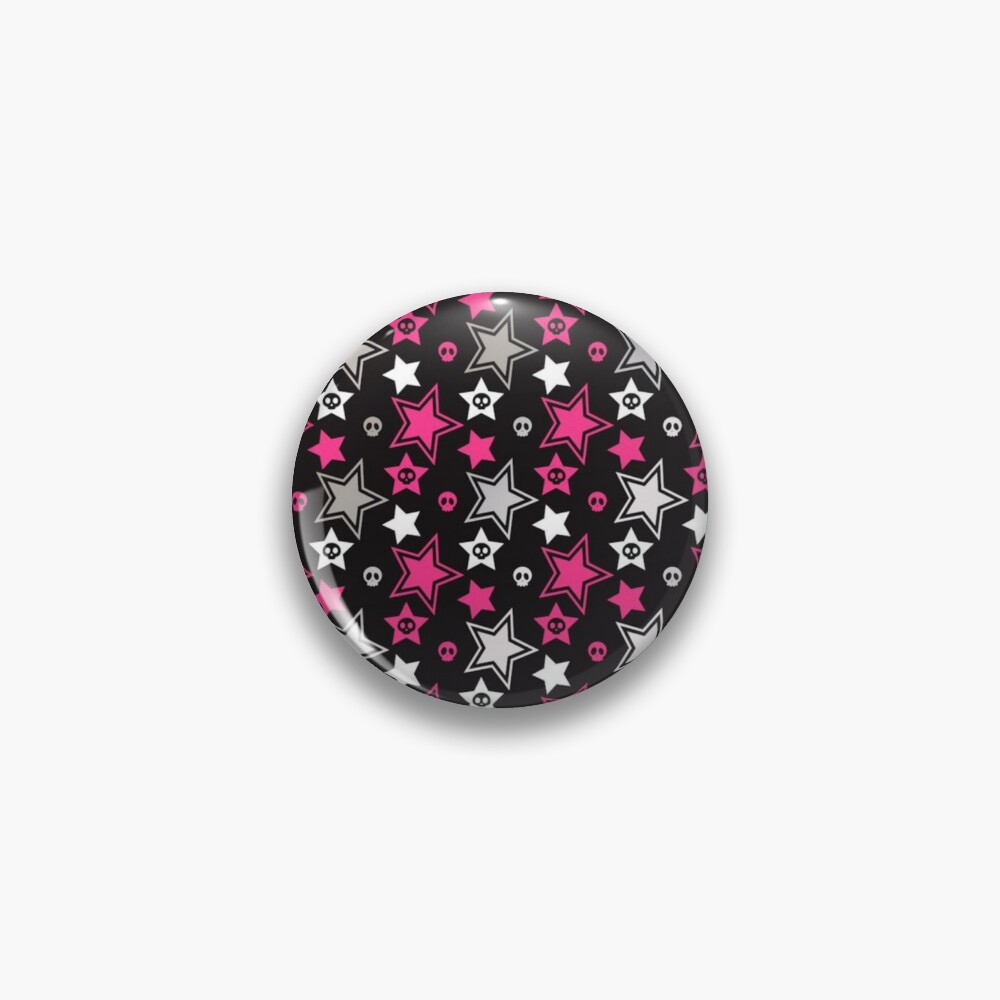 Black And Pink Emo Scene Stars Backpack For Sale By Sickmaid Redbubble