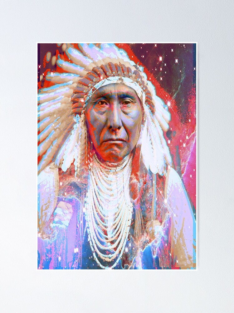 "Native American Crazy Horse" Poster by Icarusismart | Redbubble