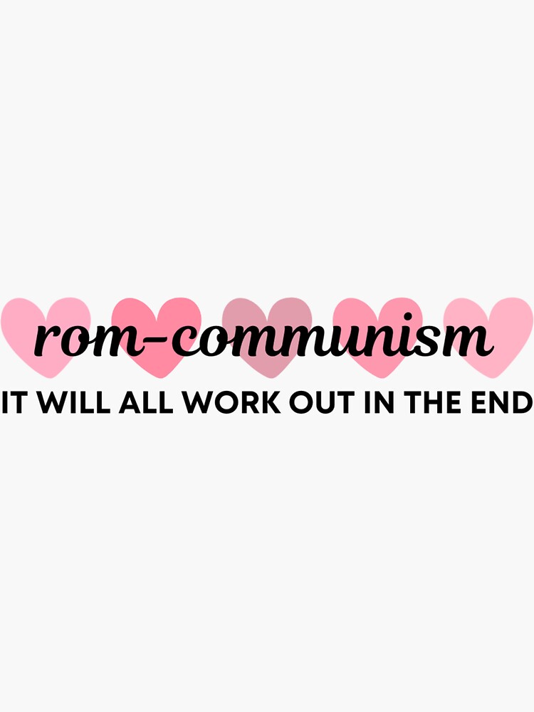 "rom-communism" Sticker for Sale by DigitalRedesign | Redbubble