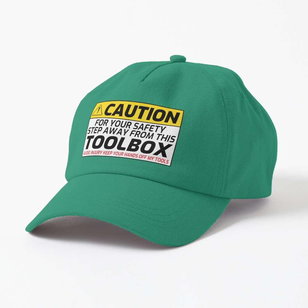 "Step Away from My Toolbox Funny Tool Box Warning sign" Sticker for ...