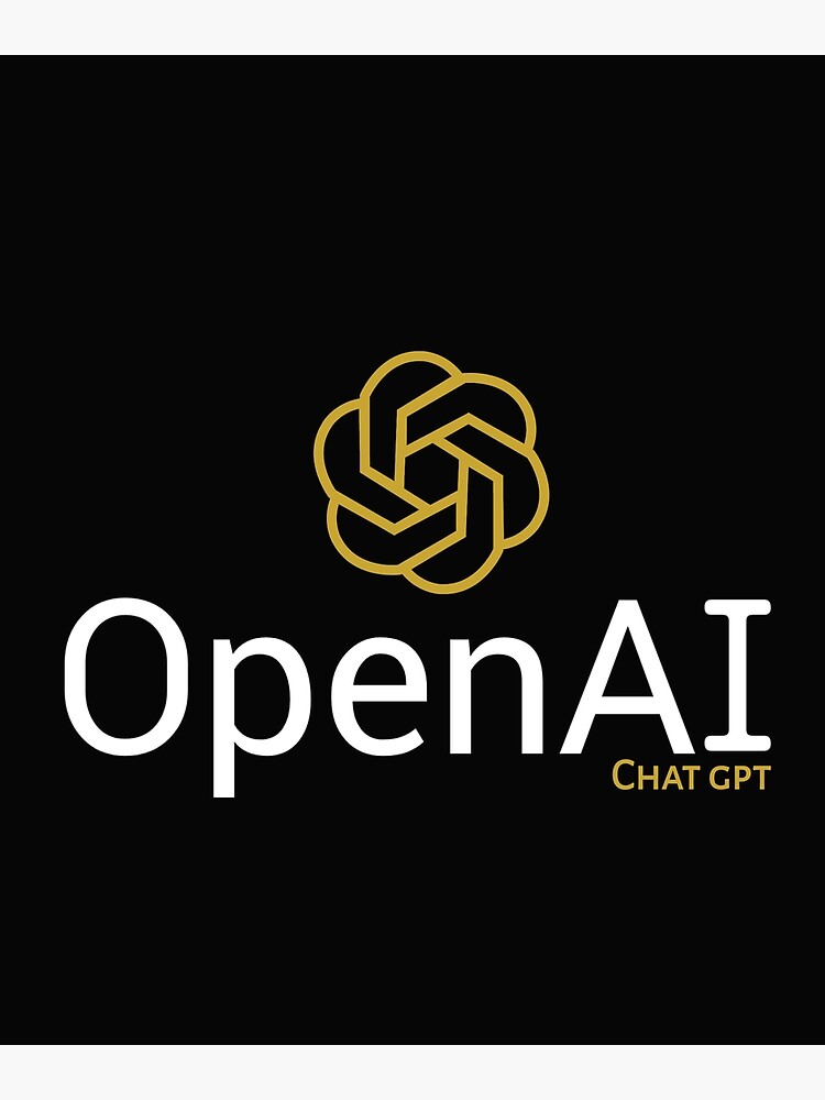 "OpenAI, chat gpt,chatgpt" Poster for Sale by Okaya25 | Redbubble