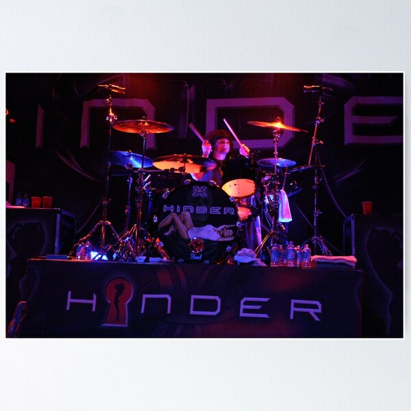 "Cody Hanson - Hinder - Photograph" Poster for Sale by ConcertImages ...