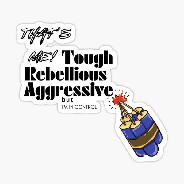 "Self Control" Sticker for Sale by ZomiKhuak | Redbubble