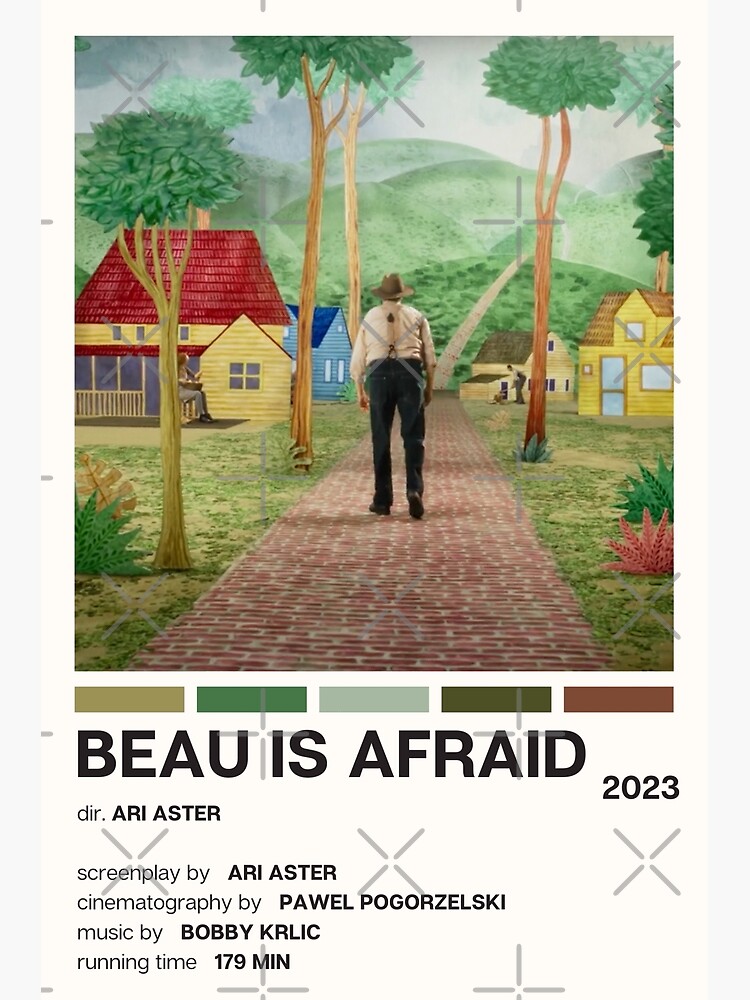 "Beau is Afraid Movie Poster" Poster for Sale by YellowishCat15 | Redbubble