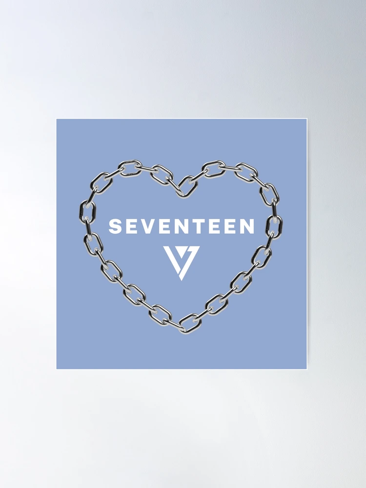 Seventeen Logo Blue Neo Tokyo Manga Anime K Pop J Rock Shop & Versand
