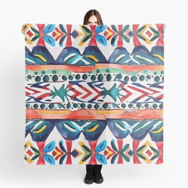 "Water color Igorot pattern" Scarf for Sale by SayingTeeshirts | Redbubble