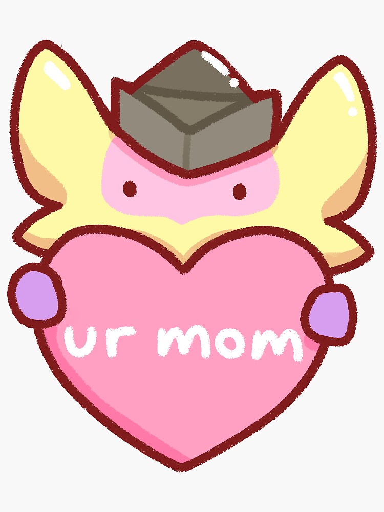 "Wingman Says 'ur mom'" Sticker for Sale by marshosaur | Redbubble