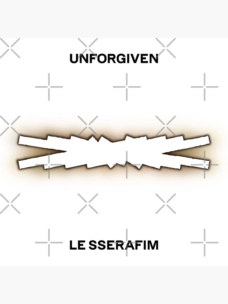 "LE SSERAFIM Unforgiven" Sticker for Sale by wonsungies kpop stickers ...