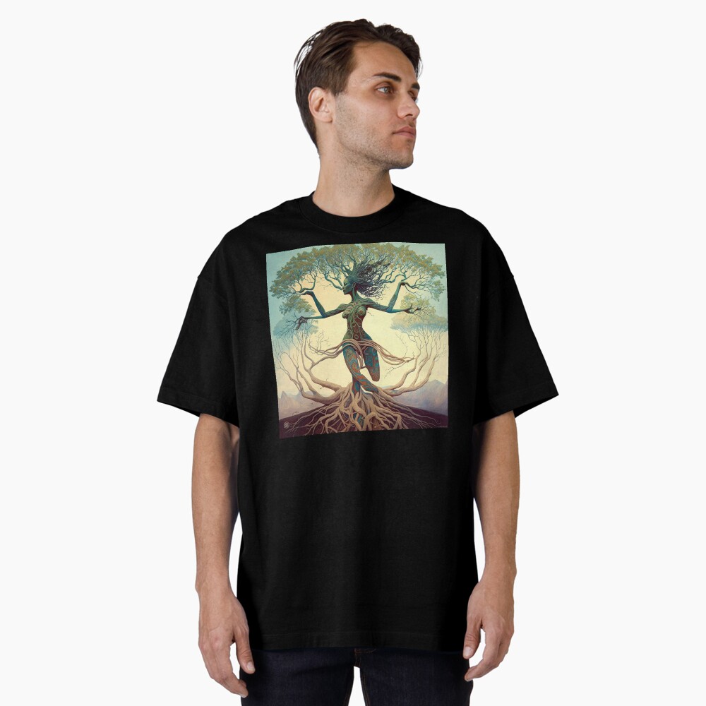 "Tree Goddess Series, Dryad, Kindred" Sticker for Sale by Emberoot ...