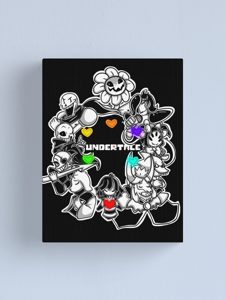 "Undertale" Canvas Print for Sale by Yshtola | Redbubble
