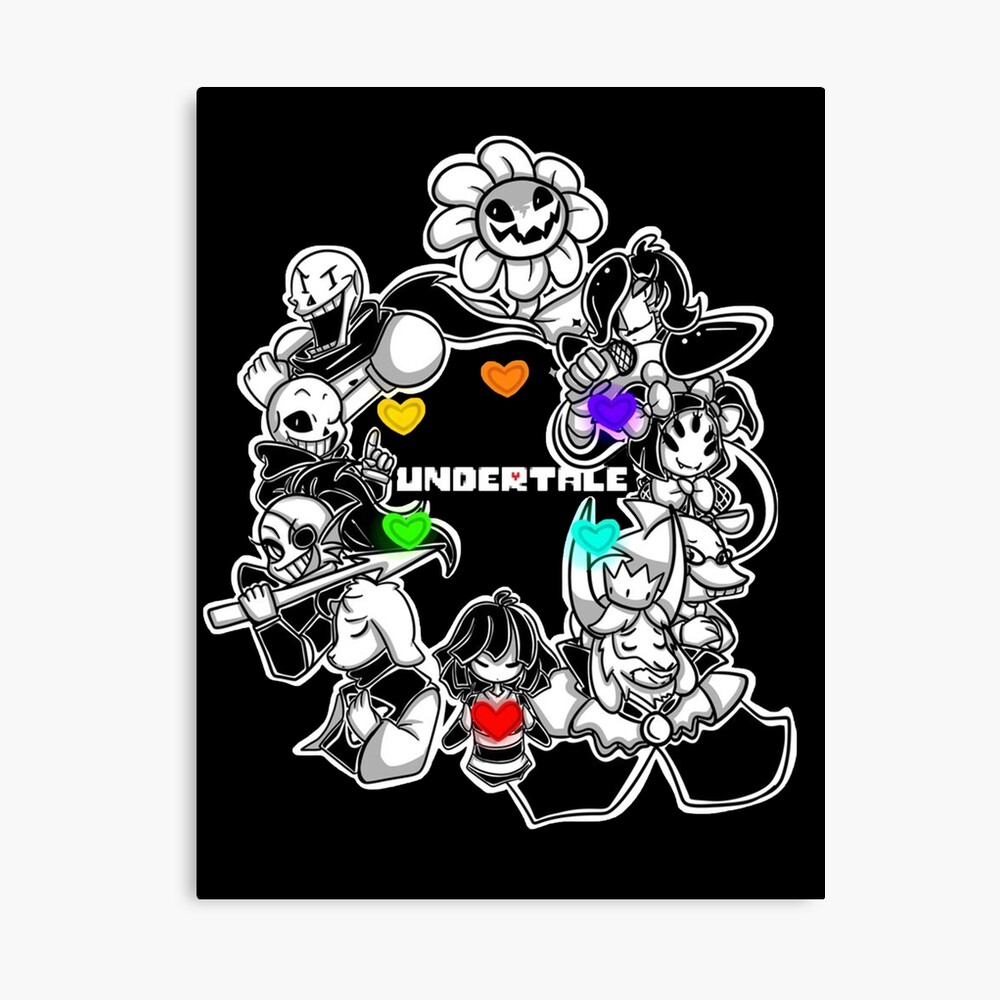 "Undertale" Canvas Print by Yshtola | Redbubble