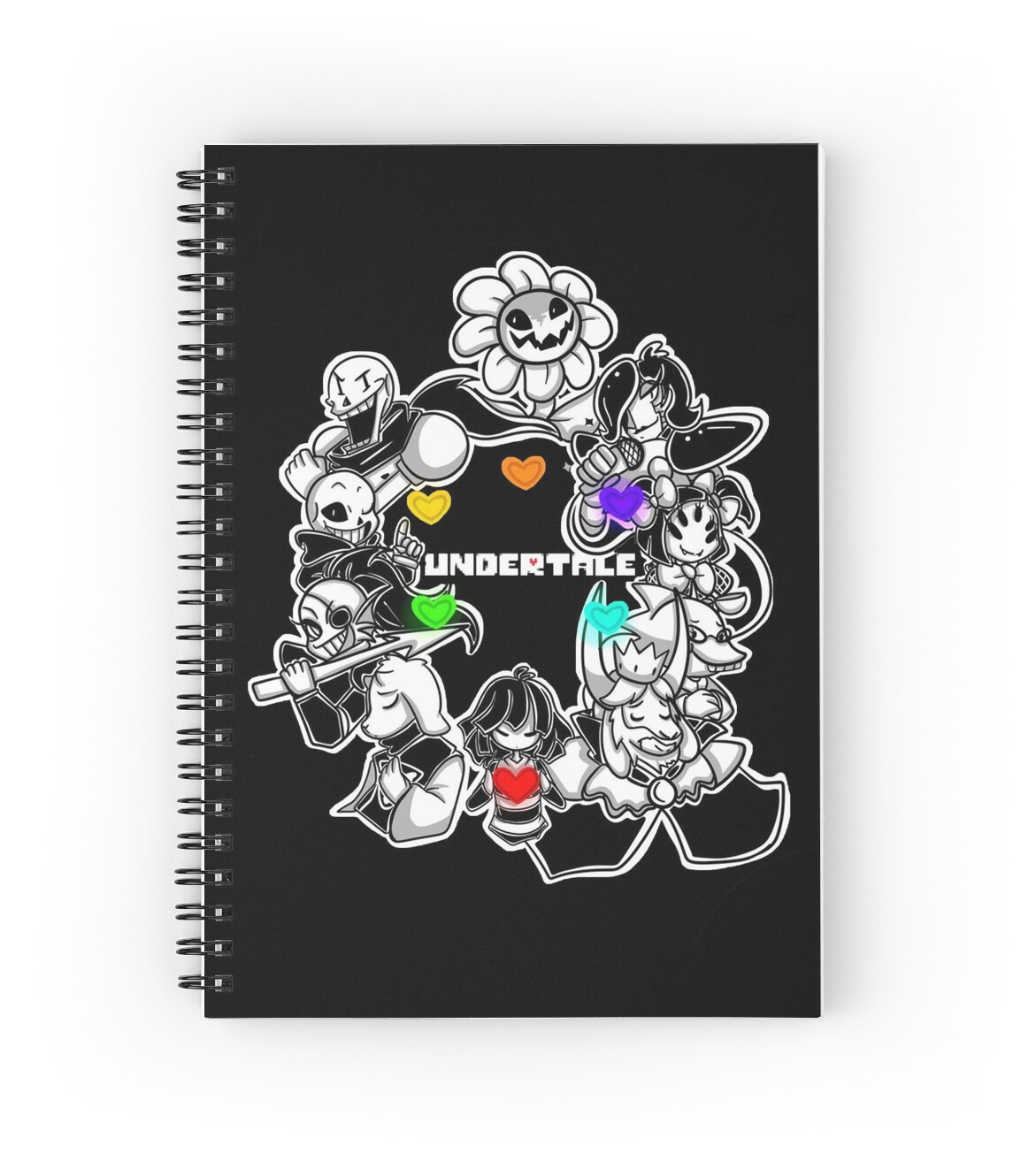 "Undertale" Spiral Notebooks by Yshtola | Redbubble