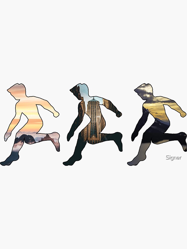 "SPRINT" Sticker for Sale by Signer | Redbubble