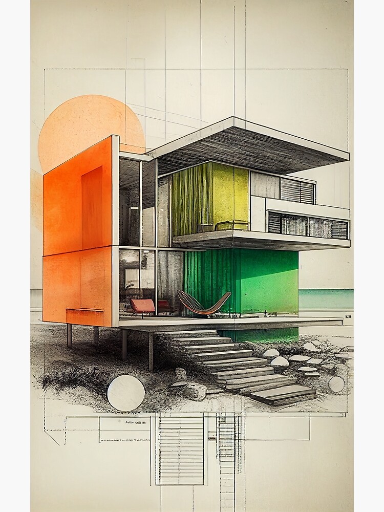 "Architecture drawing art " Poster for Sale by franknolimits | Redbubble