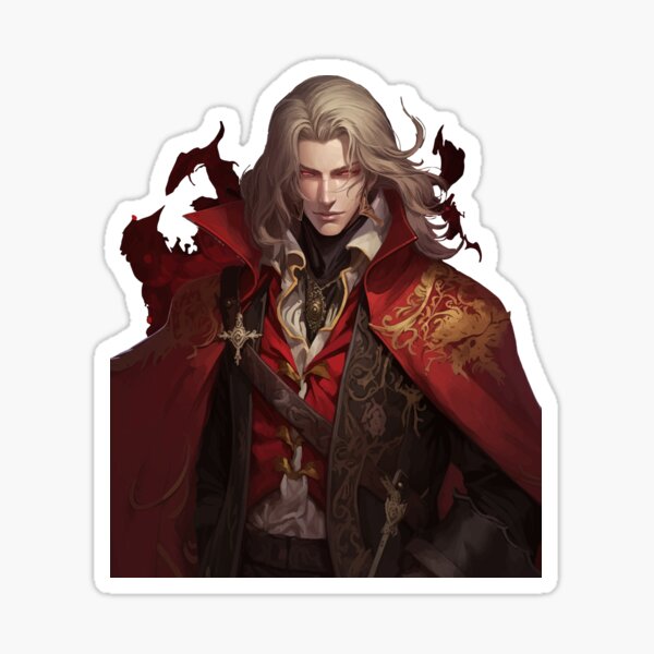 "Alucard" Sticker for Sale by krabbaraban | Redbubble