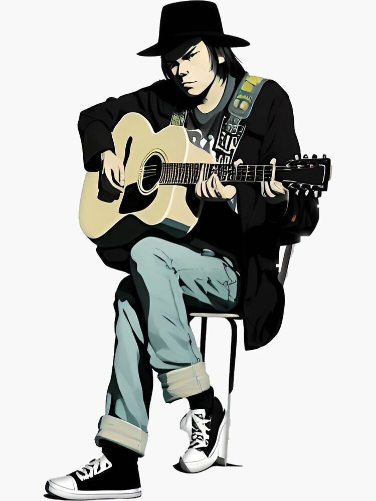 "Neil" Sticker for Sale by feldenstein | Redbubble