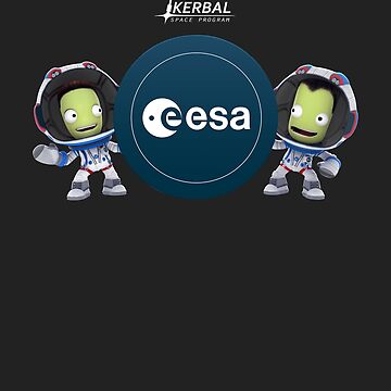 "KERBAL WITH ESA LOGO" Sticker for Sale by crdonadv8 | Redbubble