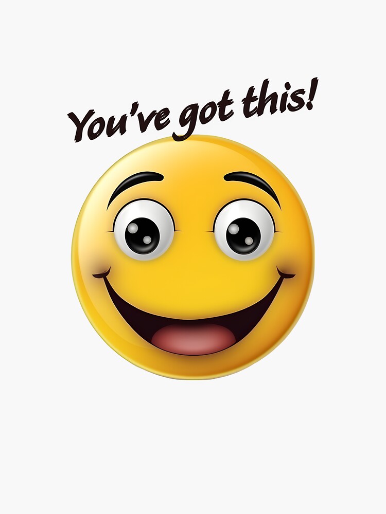 Sticker for Sale mit "Lächeln Emoji-Motivation" von Red-Bridge | Redbubble