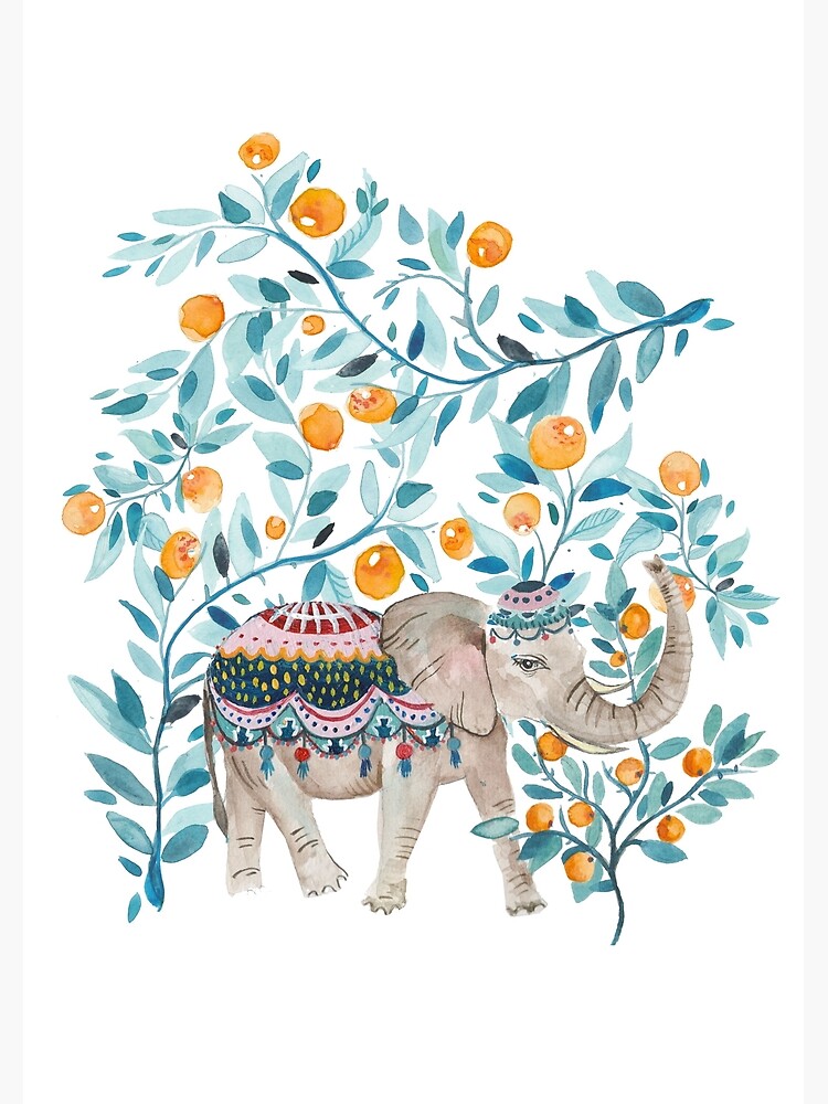 "Moroccan Elephant" Art Print for Sale by amberstextiles | Redbubble