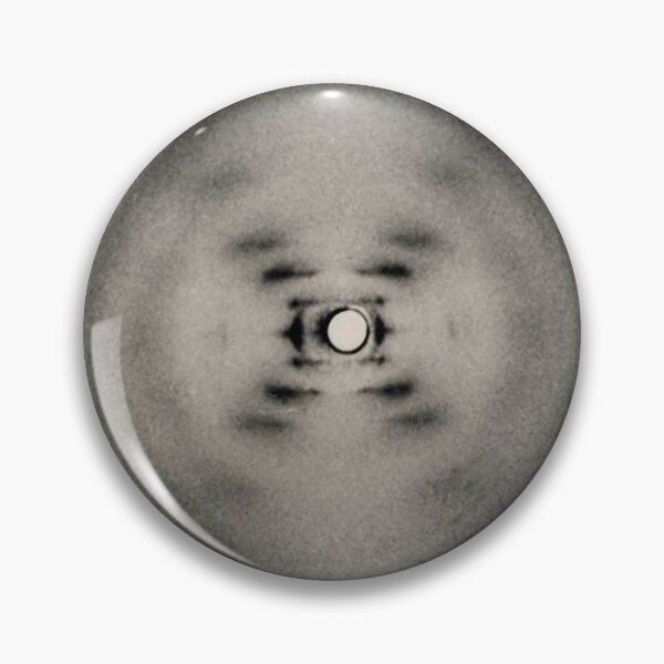 "Rosalind Franklin's B-Form x-ray of DNA, 1952, Diffraction Photo" Pin ...