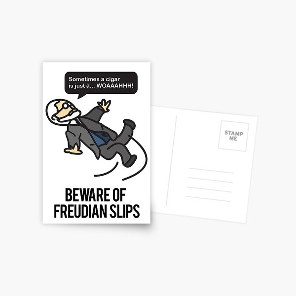 "Funny Psychology Joke Sigmund Freud - Beware of Freudian Slips ...