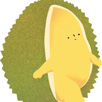 "Cute Durian " Sticker for Sale by LittleJoy-Rbb | Redbubble