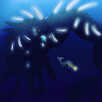 "Ura Under the Sea with a Minawii" Sticker for Sale by FennecSways ...