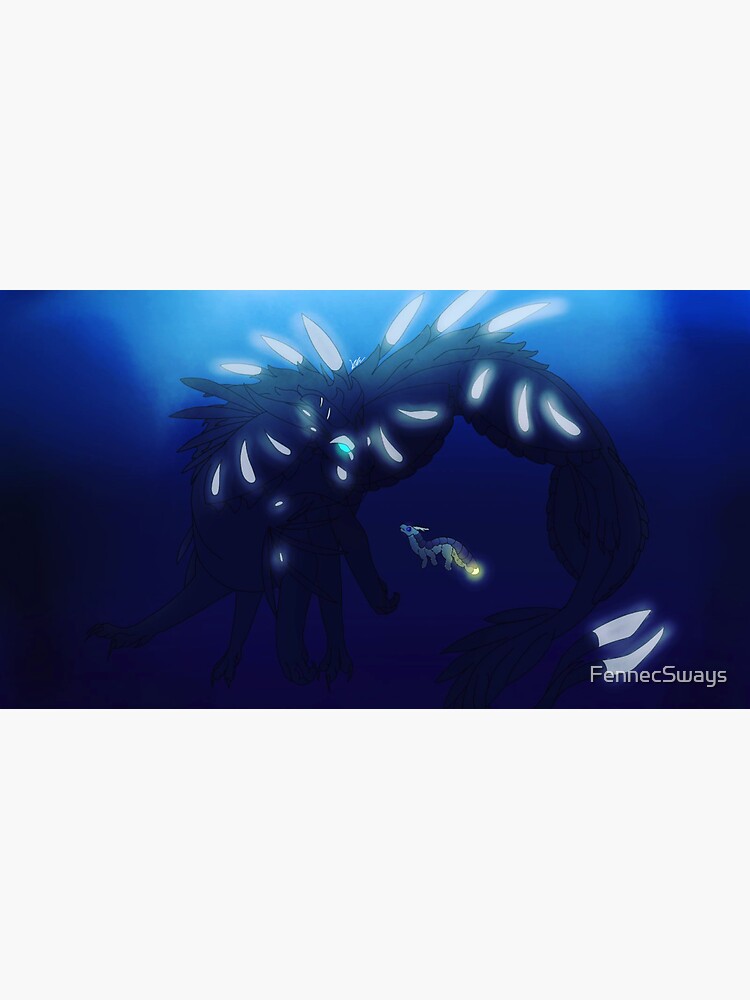 "Ura Under the Sea with a Minawii" Sticker for Sale by FennecSways ...